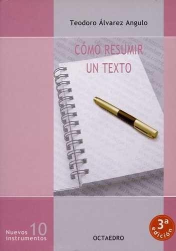 Cómo resumir un texto | comprar en libreriasiglo.com